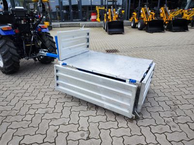 Fudex 500 kg Kippanhänger für Quad Kleintraktor oder Rasentraktor ...
